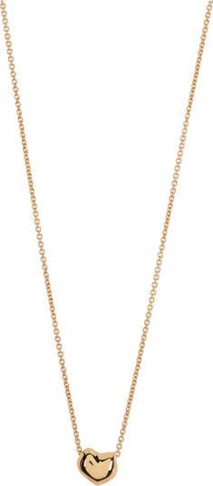Monica Vinader Gold Vermeil Nura Heart Necklace | Nordstromrack