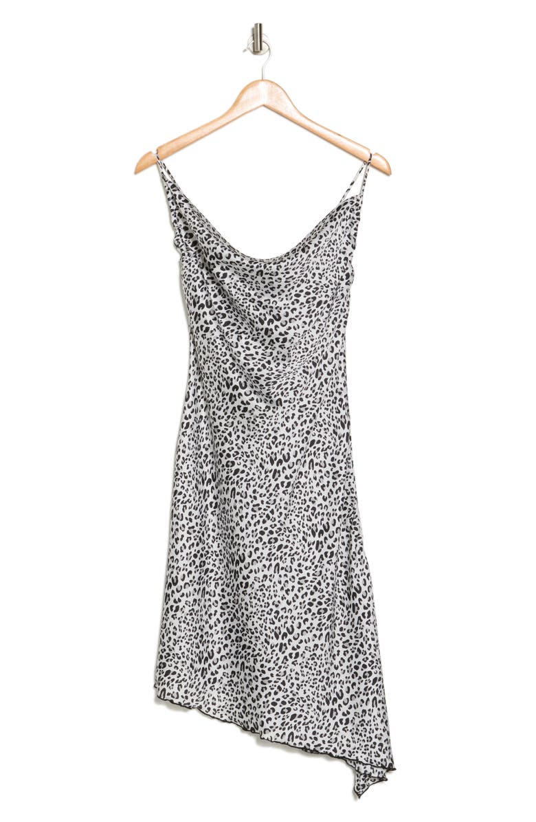 Velvet Torch Zebra Print Faux Wrap Midi Slipdress | Nordstromrack