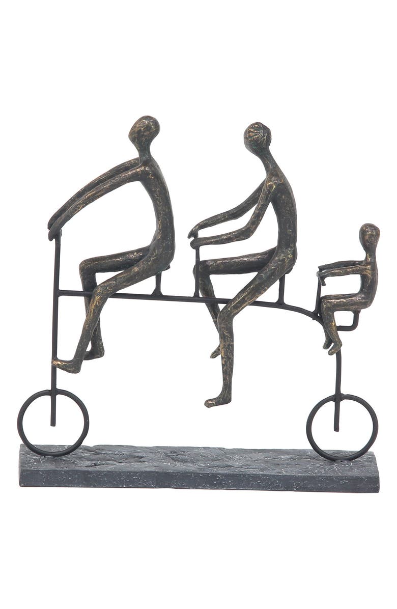 WILLOW ROW Brass Polystone Modern People Sculpture | Nordstromrack