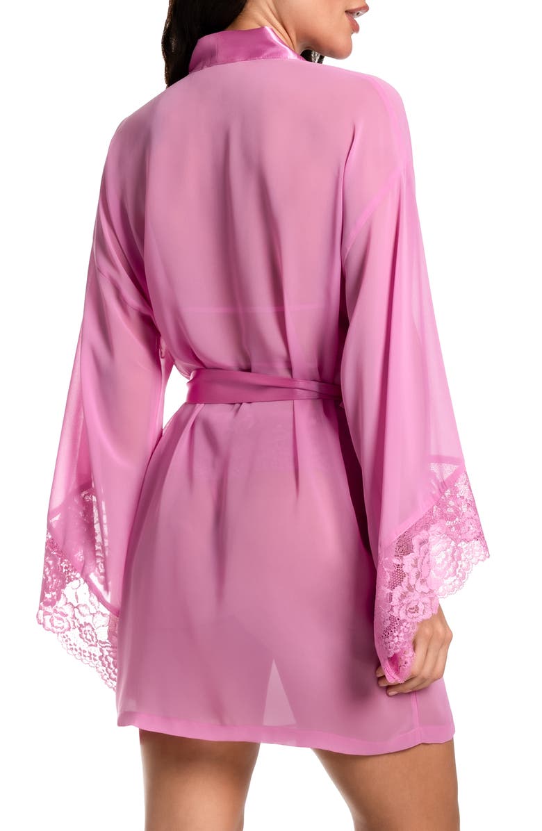 In Bloom by Jonquil Juliet Lace Trim Satin Chiffon Wrap | Nordstromrack