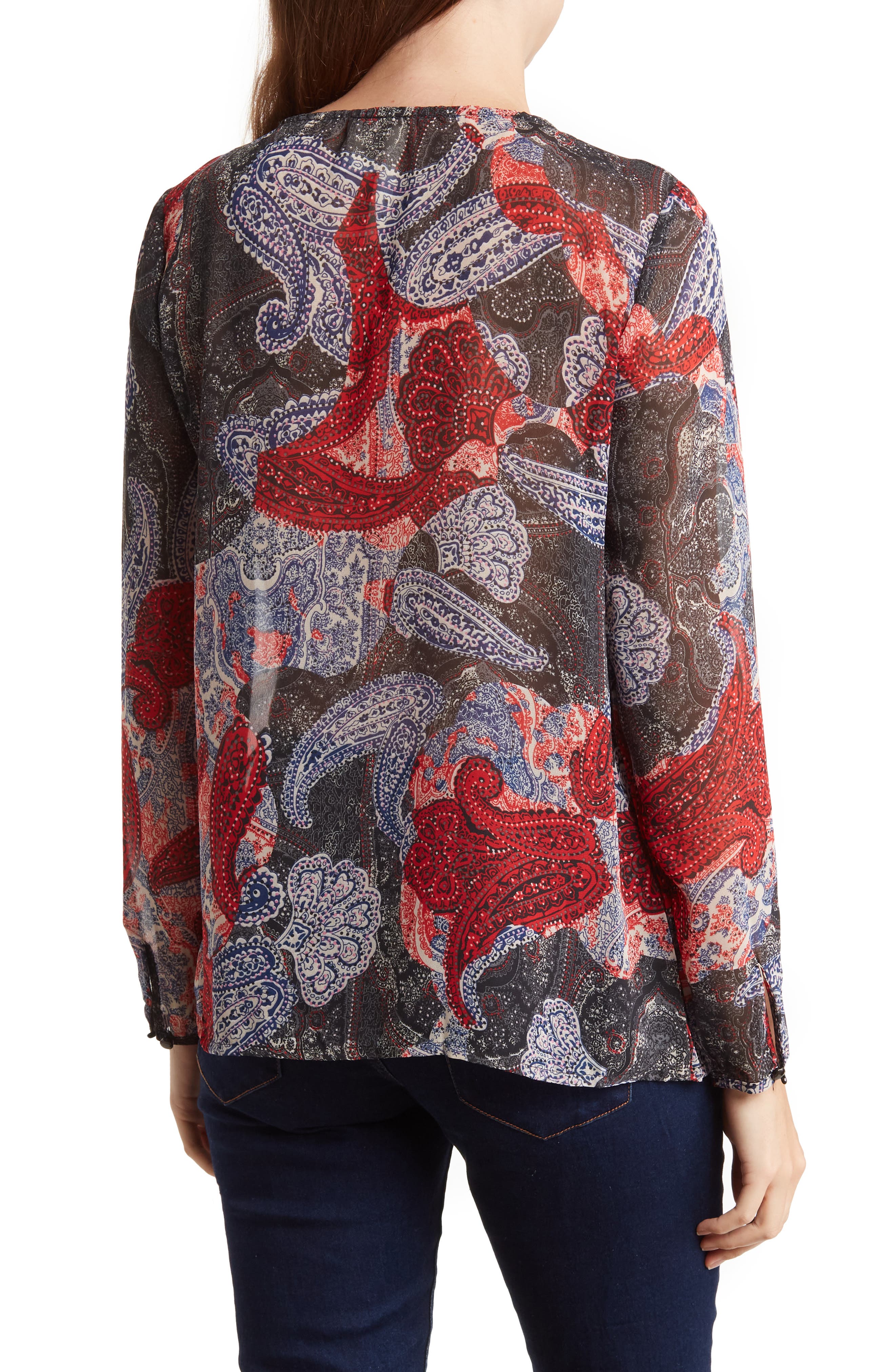 Forgotten Grace Embellished Collar Duster Blouse | Nordstromrack