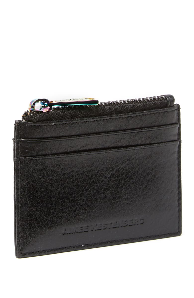 Aimee Kestenberg Bowery Leather Zip Card Case | Nordstromrack