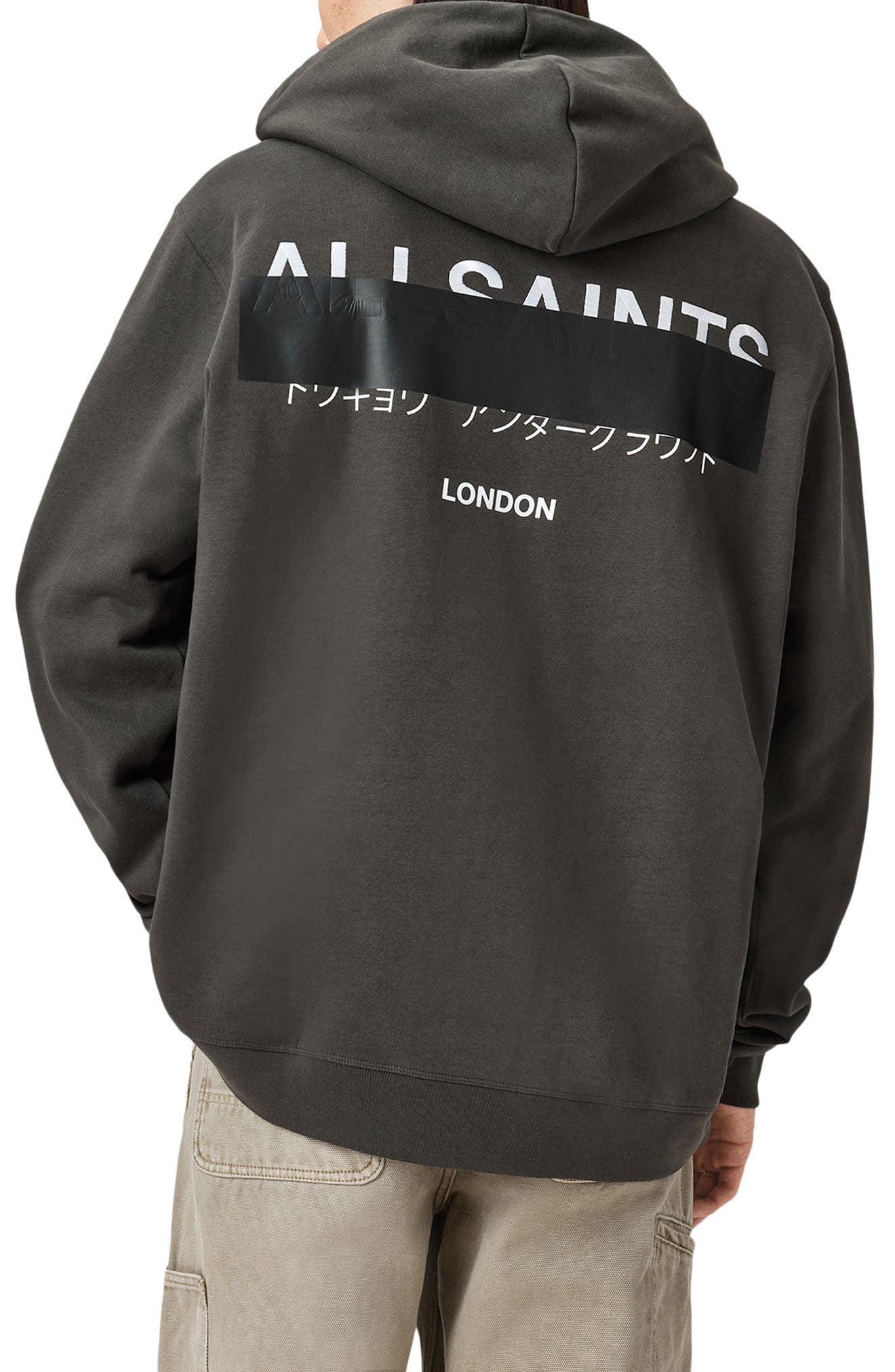 AllSaints Redact Zip Hoodie | Nordstrom