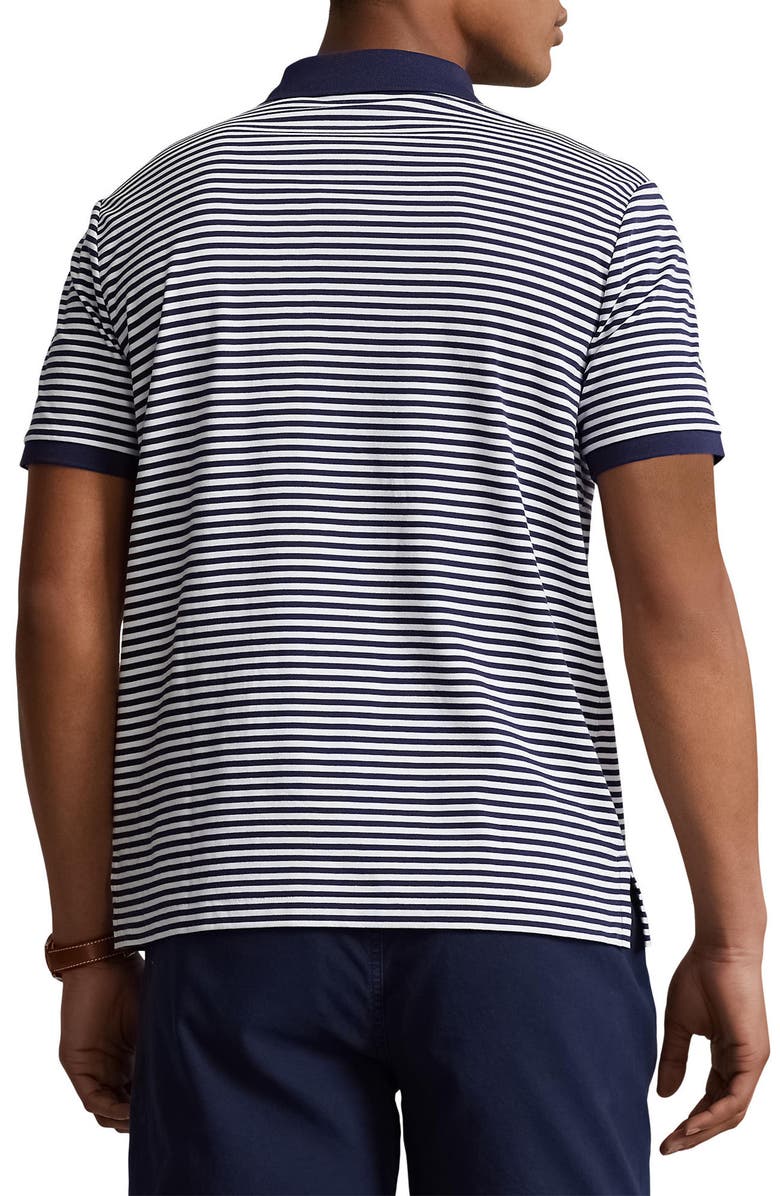 Polo Ralph Lauren Classic Fit Stripe Logo Embroidered Cotton Interlock ...