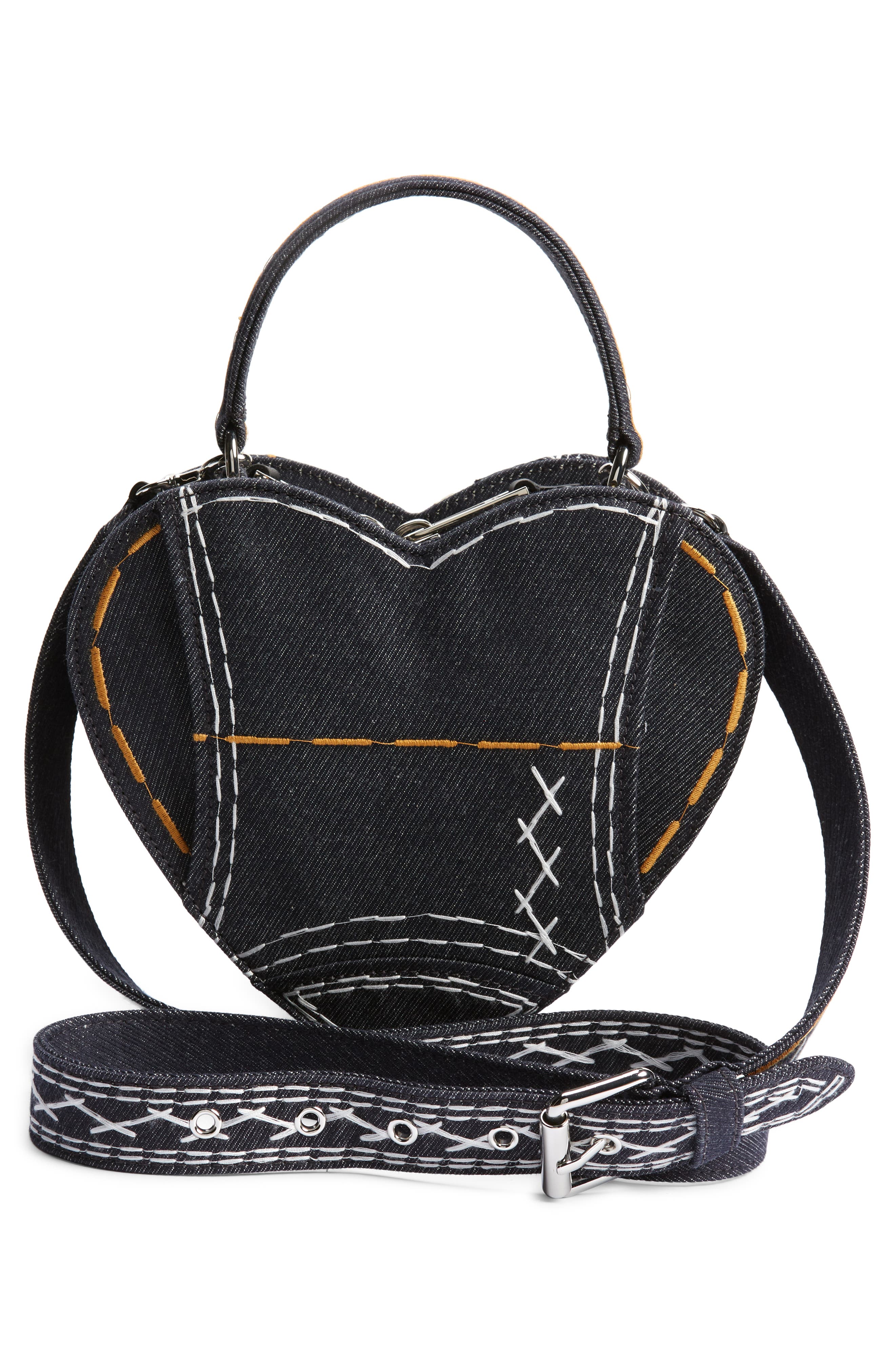 Moschino Biker Graffiti Heart Clutch | Nordstromrack