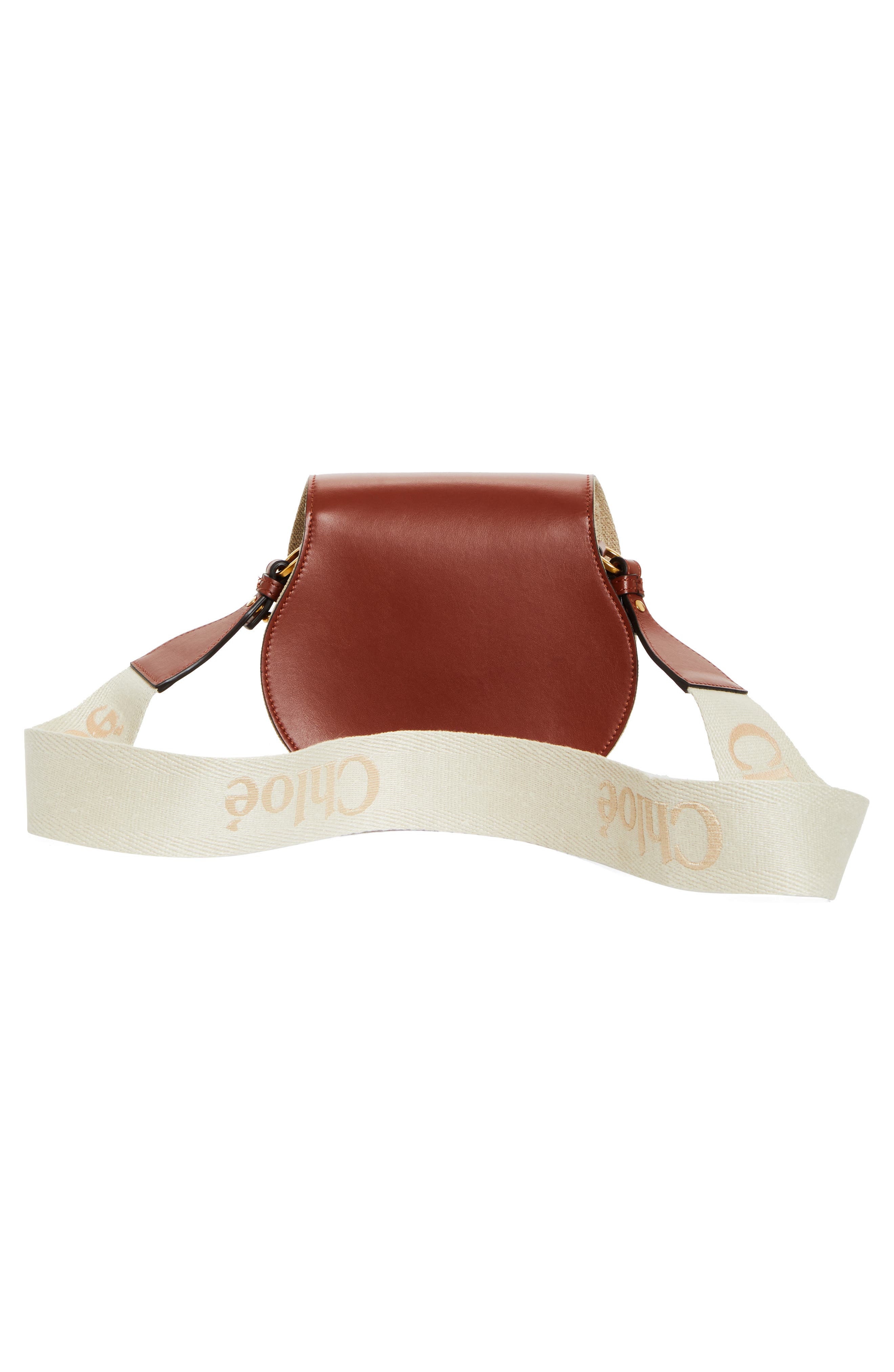 Chloé Marcie Linen & Leather Crossbody Bag | Nordstromrack