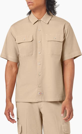 Dickies Riverbend Short Sleeve Button-Up Work Shirt | Nordstrom