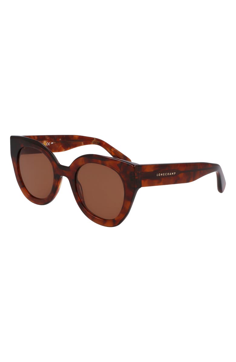 Longchamp Heritage 49mm Small Round Sunglasses | Nordstromrack