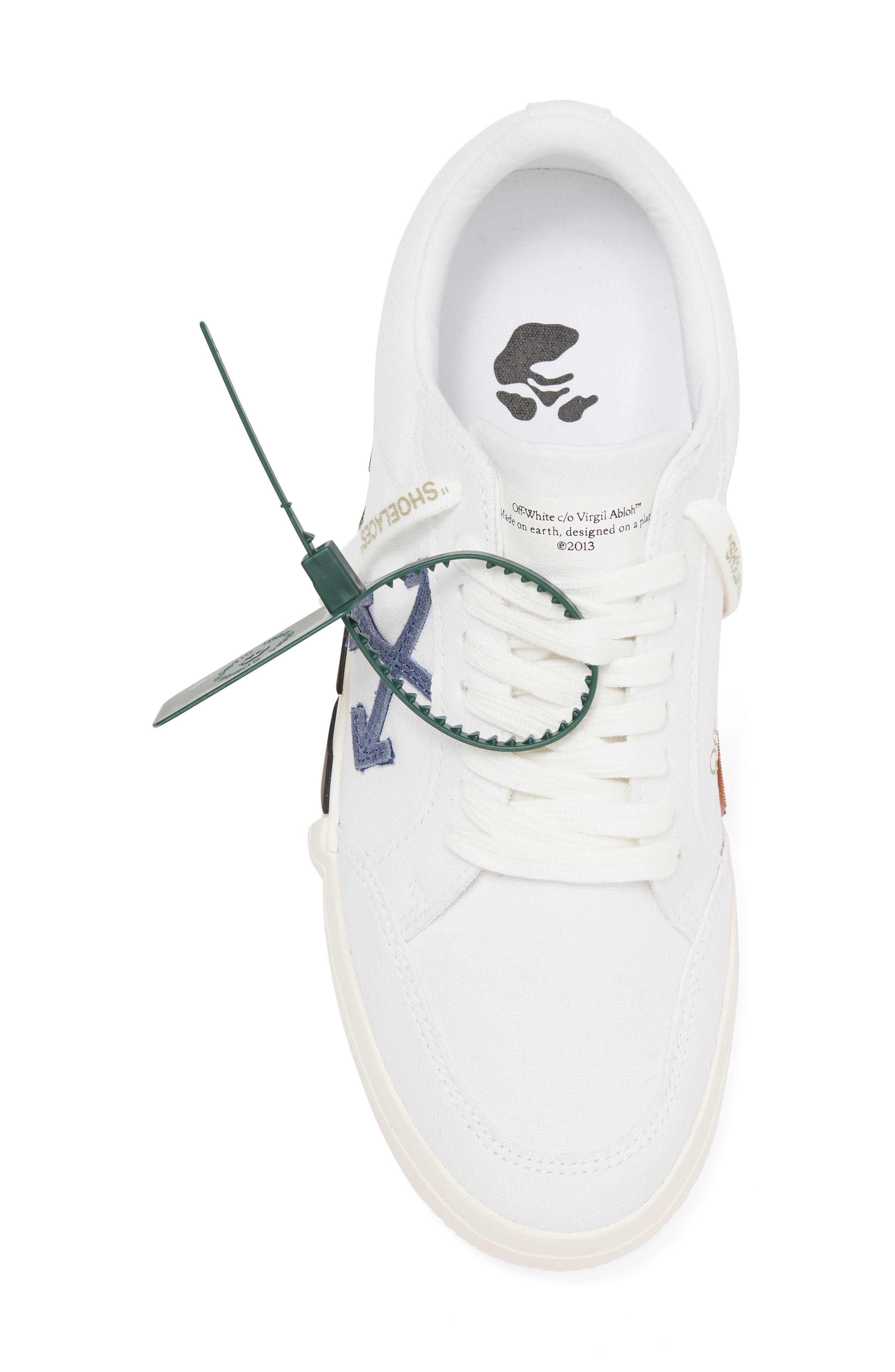 Off-White Canvas & Vulcanized Rubber Low Top Sneaker (Men) | Nordstromrack