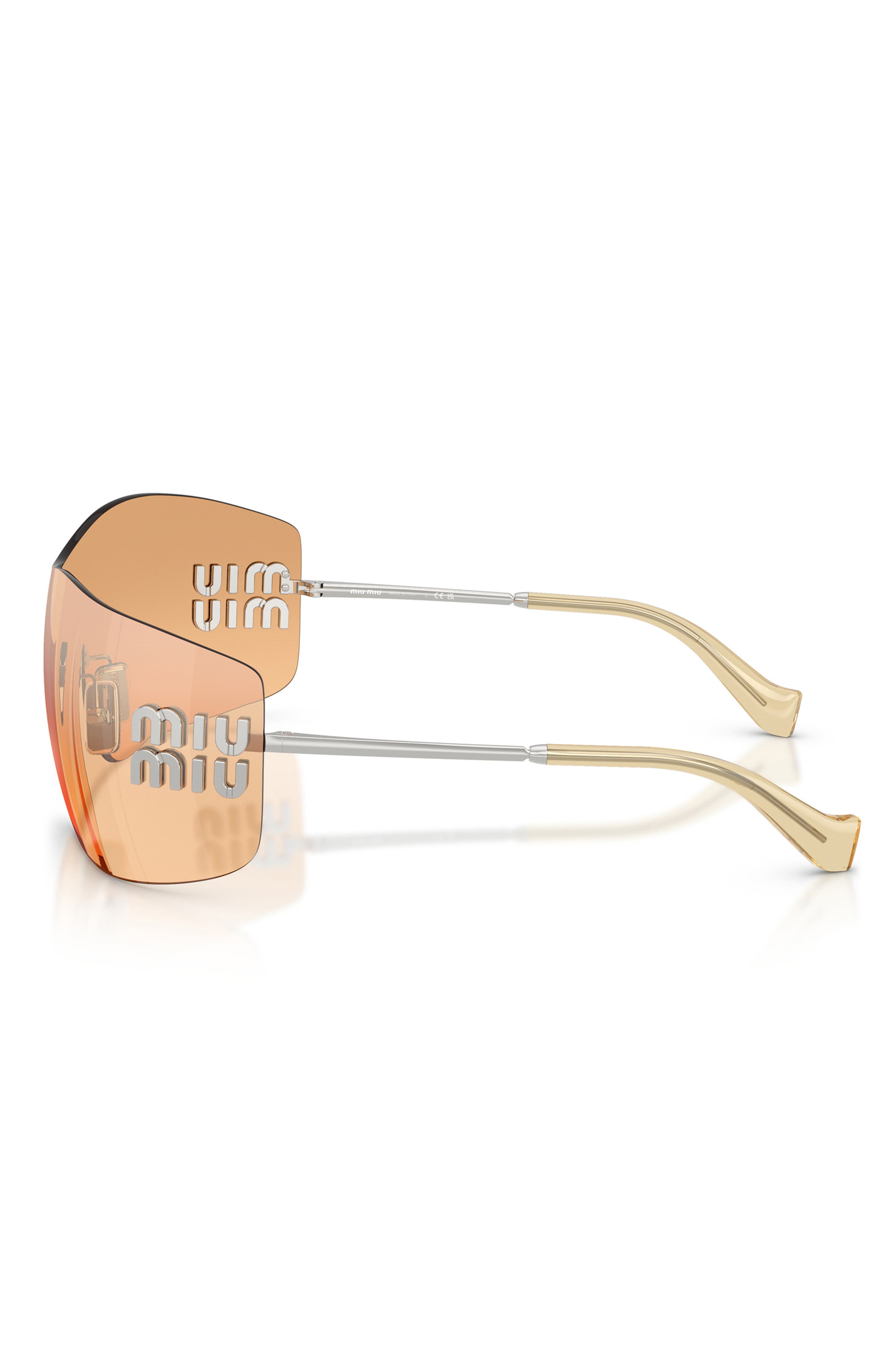 144mm Oversize Shield Sunglasses (Women) | Nordstrom