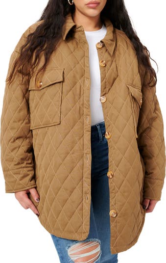 Good American Quilted Shacket | Nordstromrack
