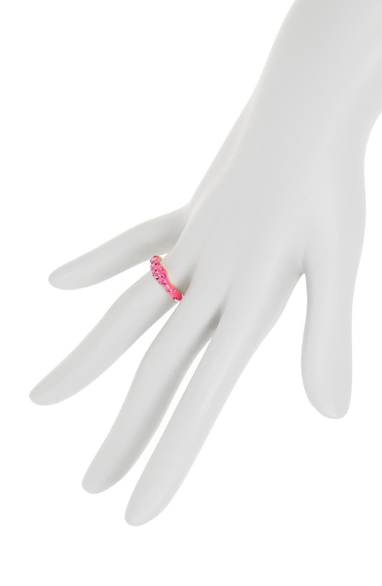 Covet Enamel Cluster Band Ring | Nordstromrack