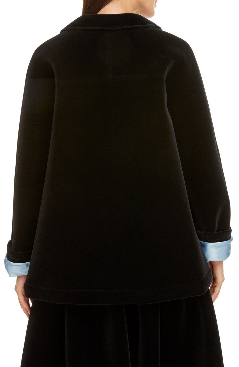 Sara Lanzi Velvet Swing Jacket | Nordstrom