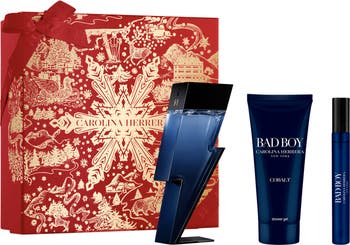 Carolina Herrera Bad Boy Cobalt Eau de Parfum 3-Piece Gift Set (Limited ...