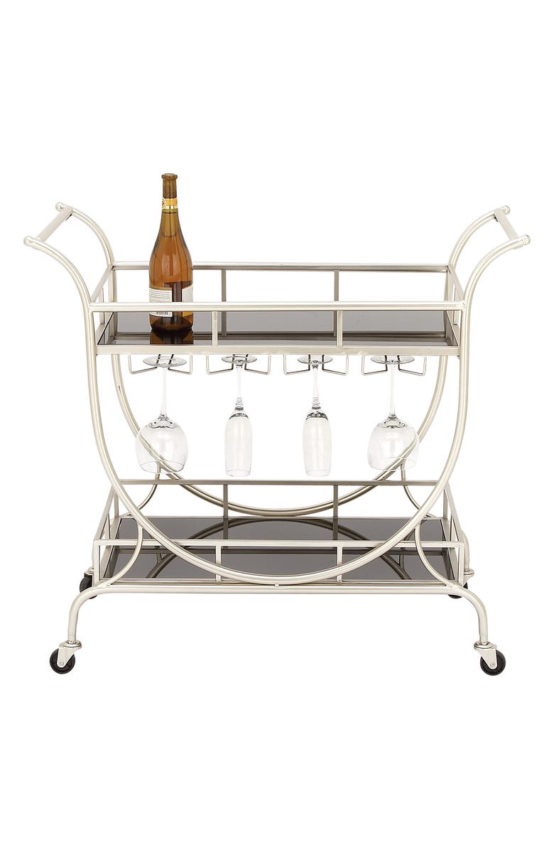 WILLOW ROW Contemporary Iron Bar Cart | Nordstromrack