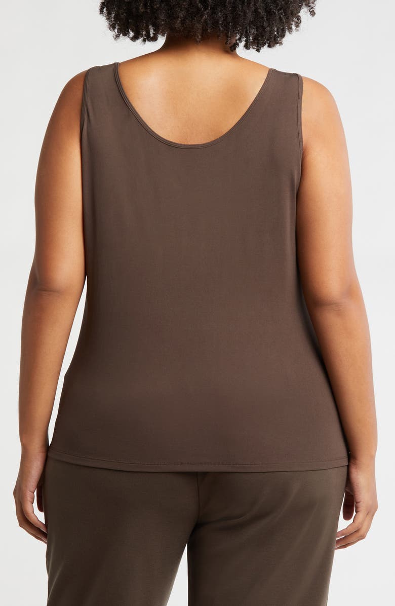 Eileen Fisher Scoop Neck Silk Tank | Nordstrom