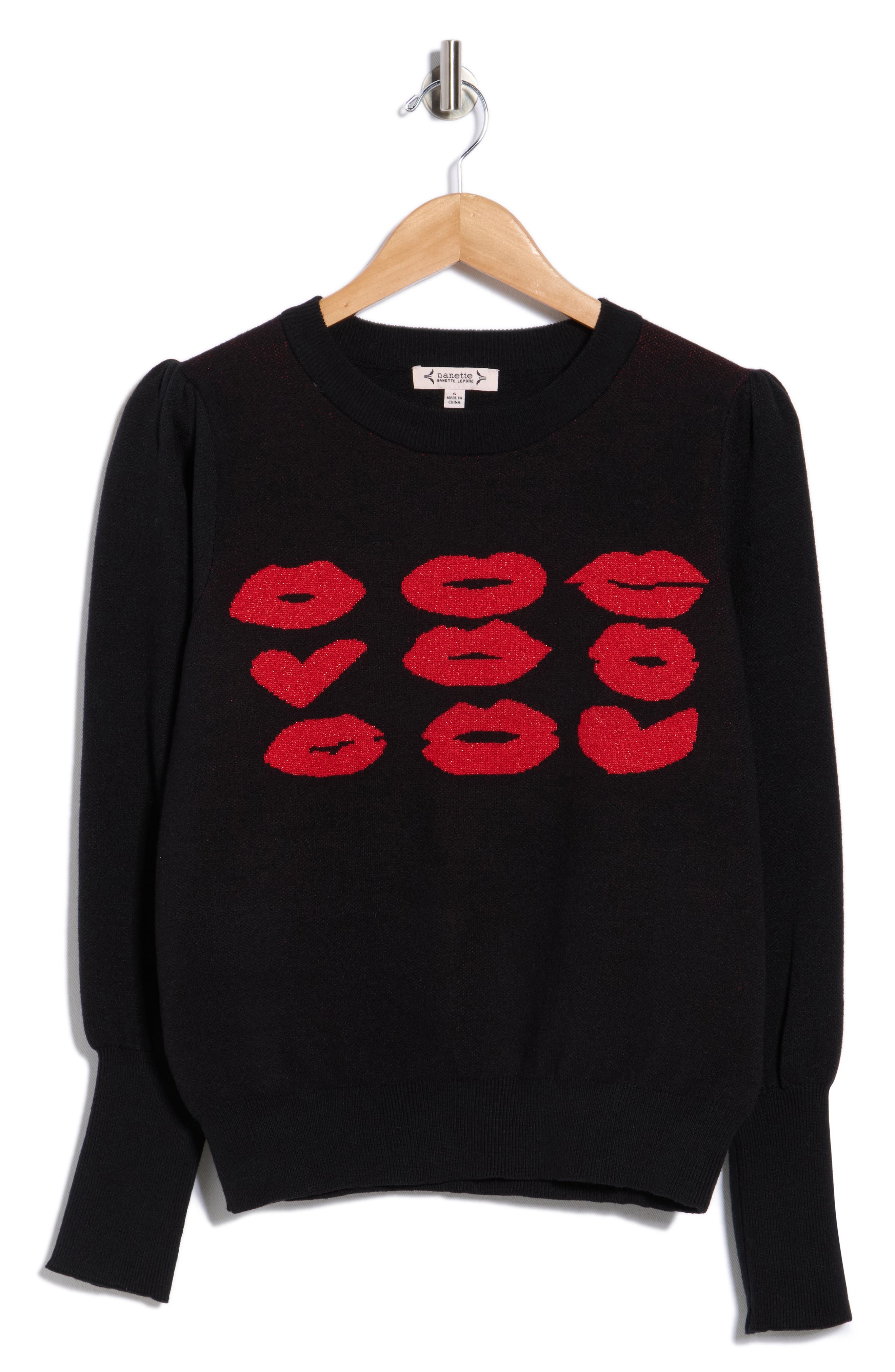 Nanette Lepore Kiss Lurex® Sweater | Nordstromrack