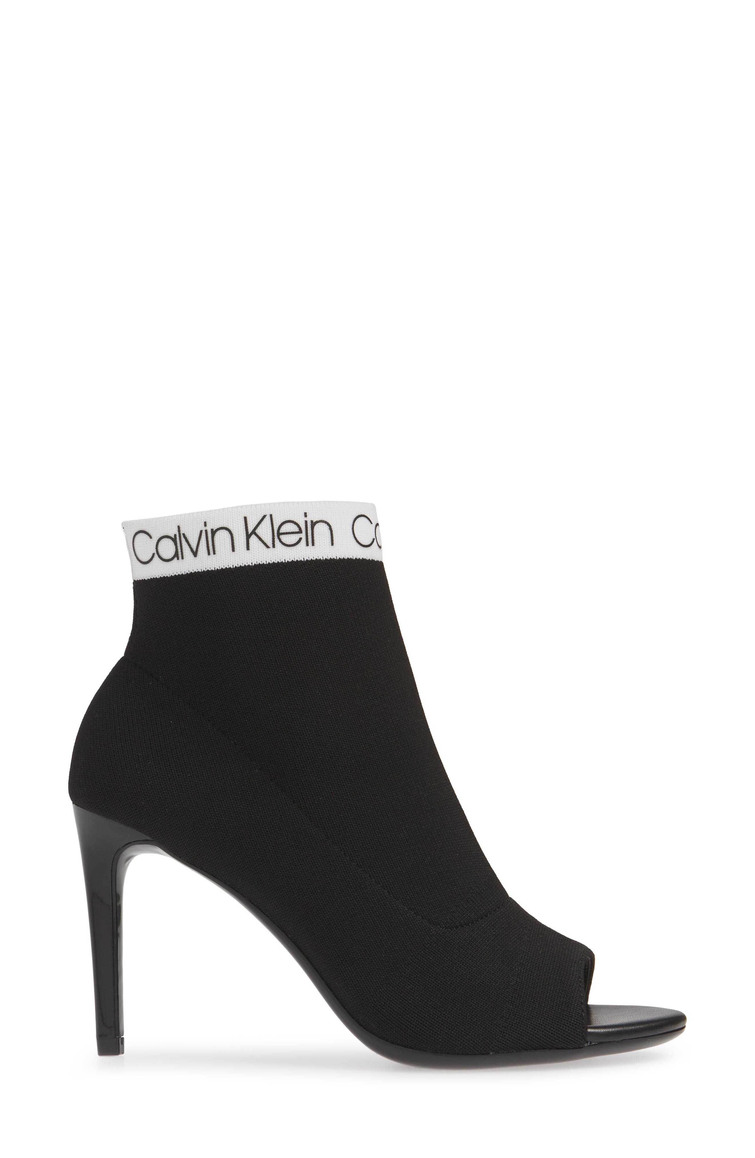 Calvin Klein Roscoe Open Toe Bootie (Women) | Nordstrom