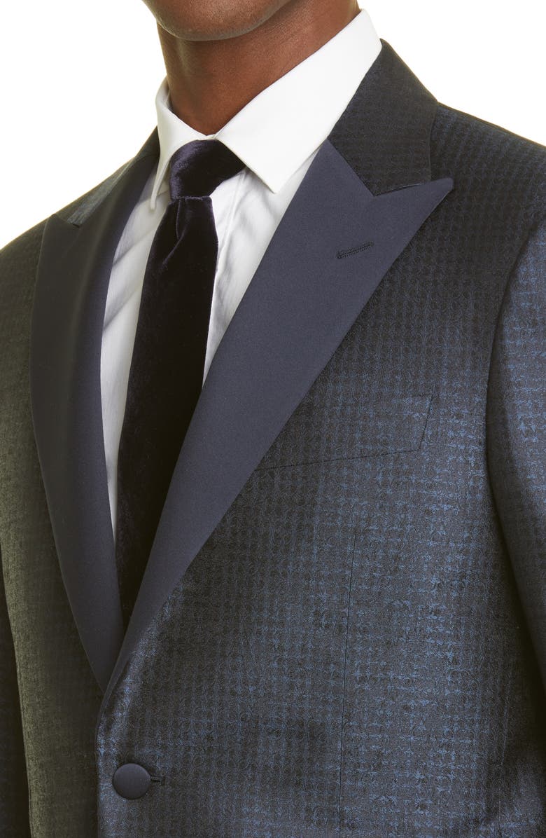 Canali Regular Fit Floral Silk Dinner Jacket | Nordstrom