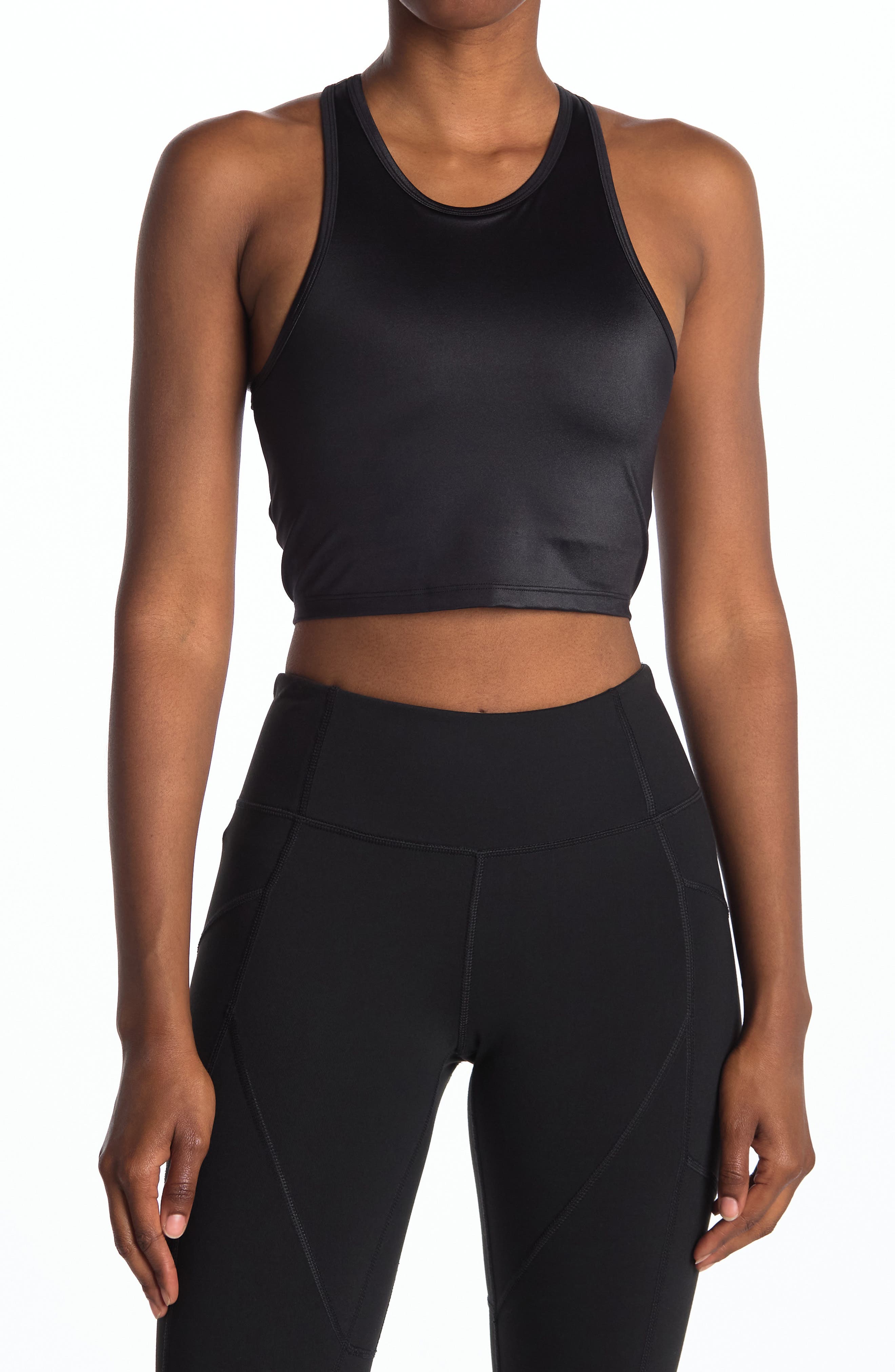 Kensie Cutout Back Shine Long Line Sports Bra | Nordstromrack