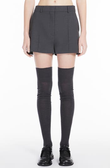 SPORTMAX Virgin Wool Shorts | Nordstrom