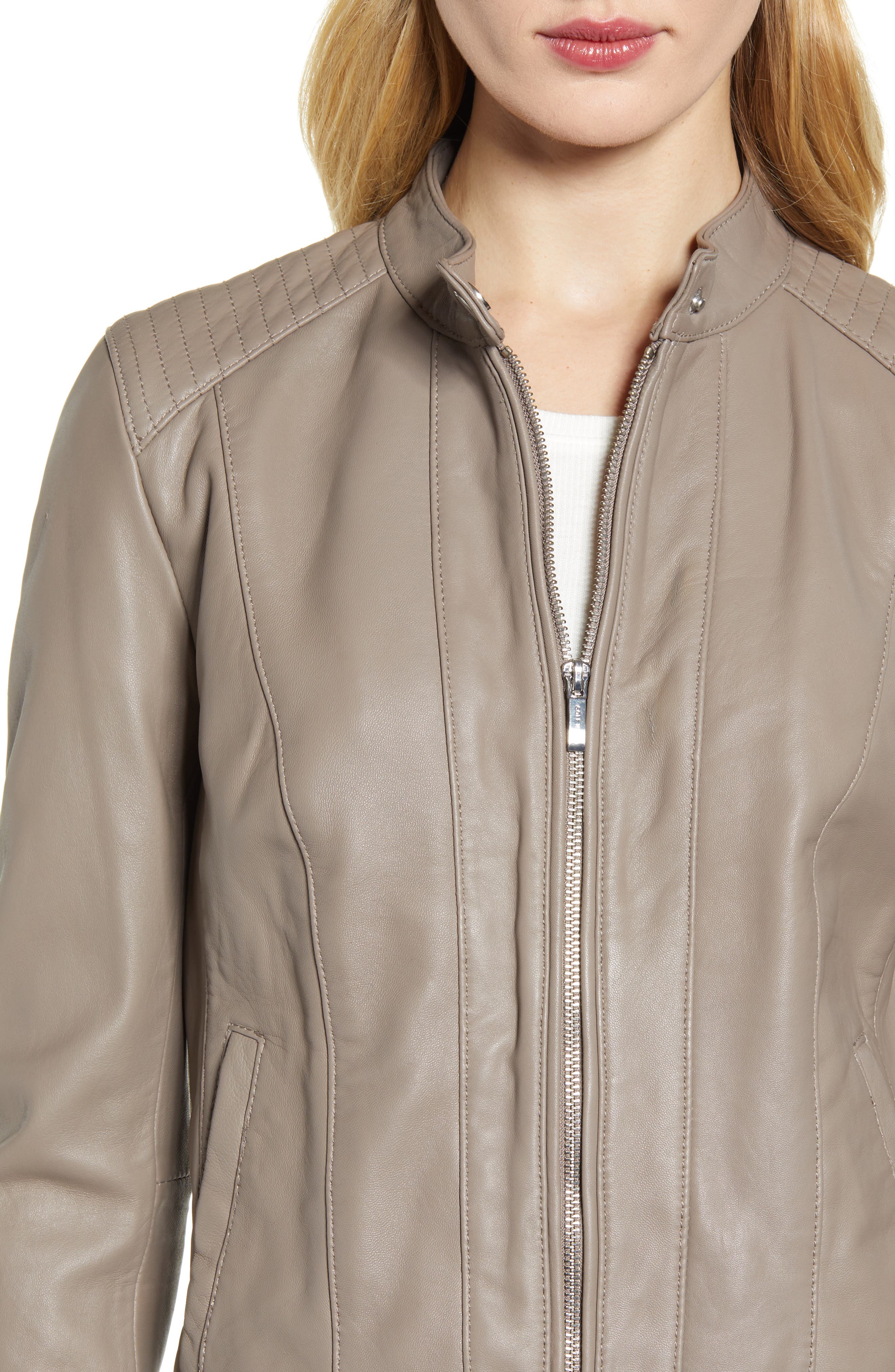 Cole Haan Signature Cole Haan Leather Moto Jacket | Nordstrom