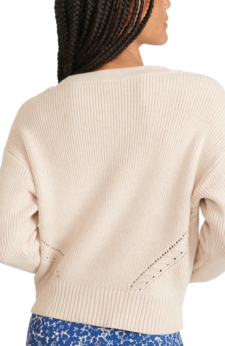 Marine Layer Robin Pointelle Crop Cardigan | Nordstromrack