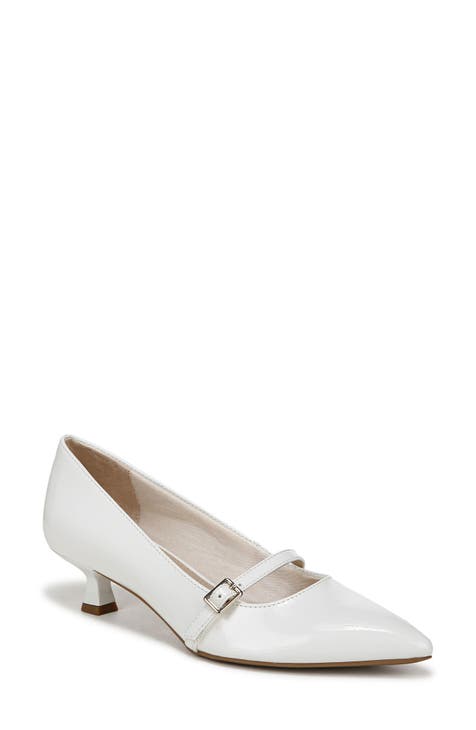 Women's White Low & Kitten Heels | Nordstrom