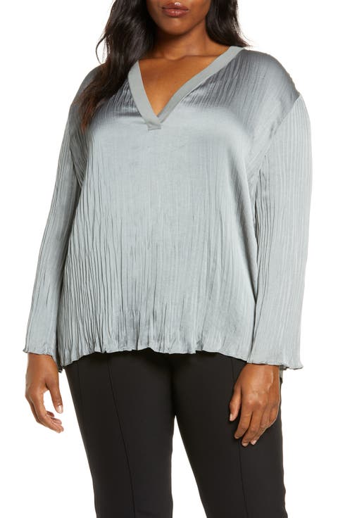Satin Plus-Size Blouses | Nordstrom