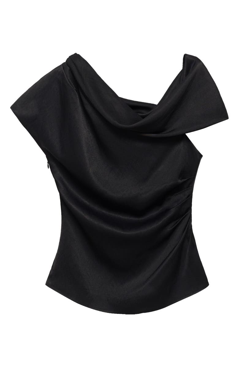 MANGO Drapey Short Sleeve Top | Nordstromrack