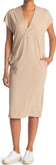 STITCHDROP Cross Over V-Neck Dress | Nordstromrack