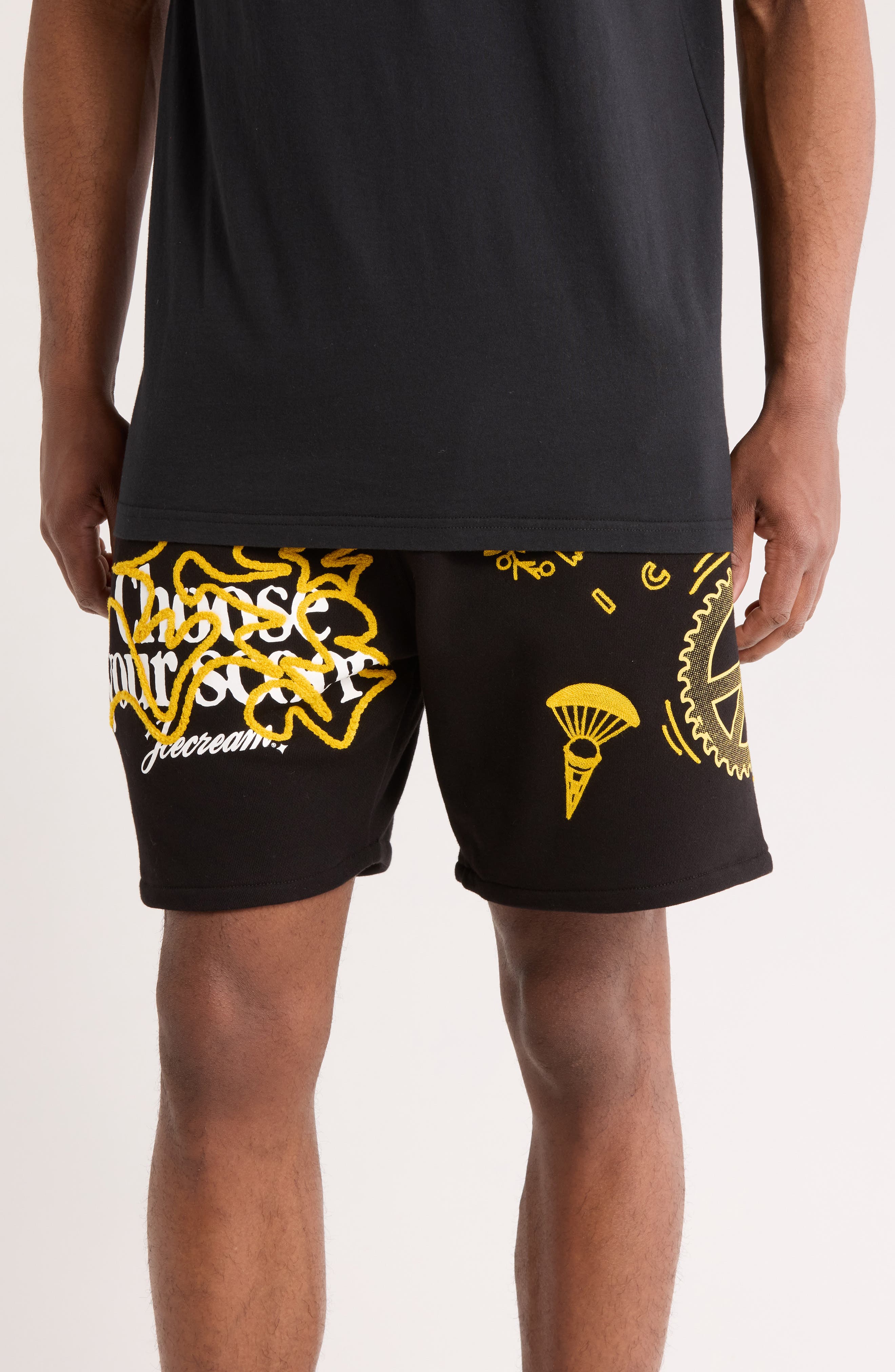 ICECREAM Scoop Cotton French Terry Sweatshorts | Nordstromrack