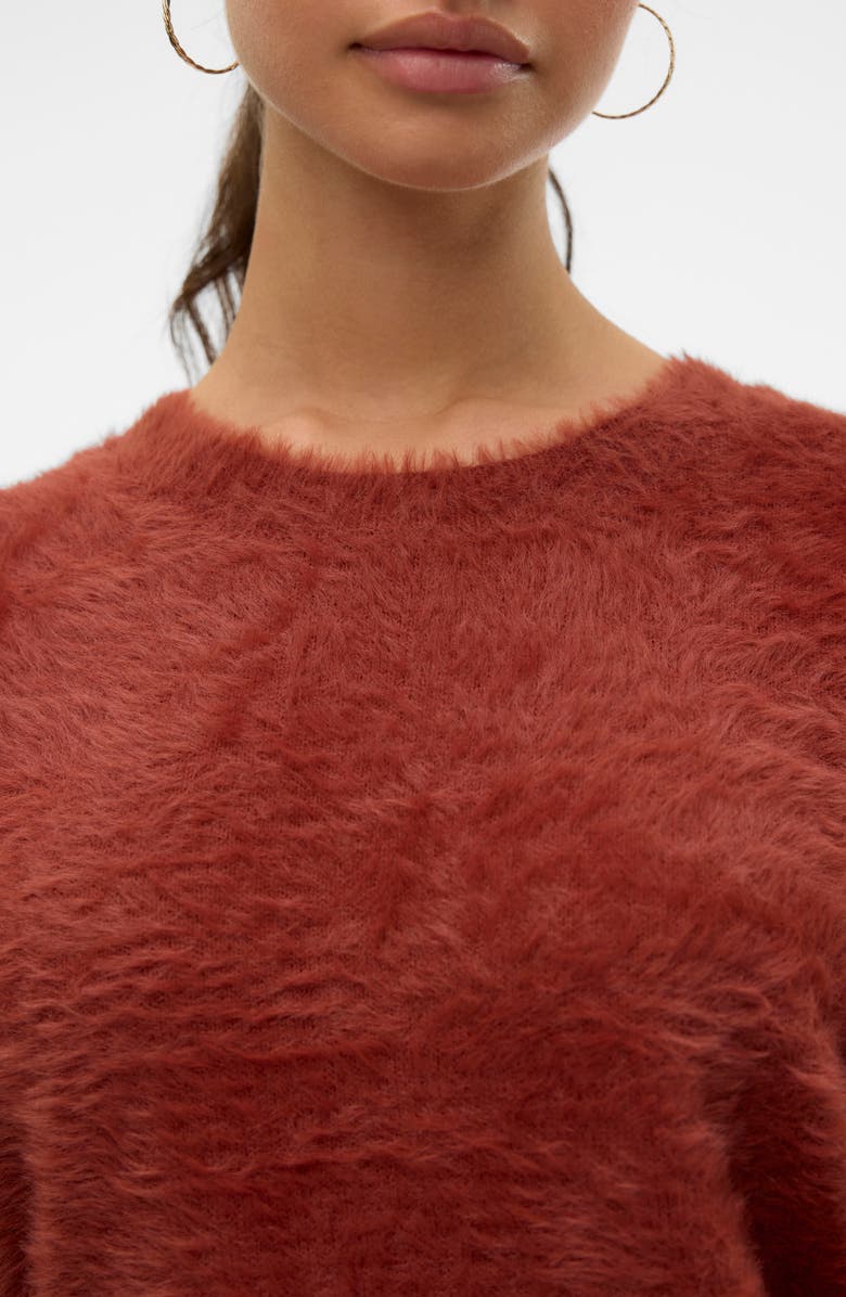 VERO MODA Alina Fuzzy Elbow Sleeve Sweater | Nordstromrack