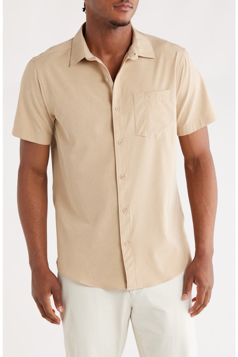 Hurley Tech Chambray Woven Shirt (Men) | Nordstromrack