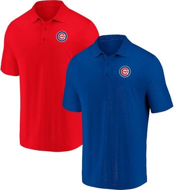FANATICS Men's Fanatics Branded Royal/Red Chicago Cubs Polo Combo Pack ...