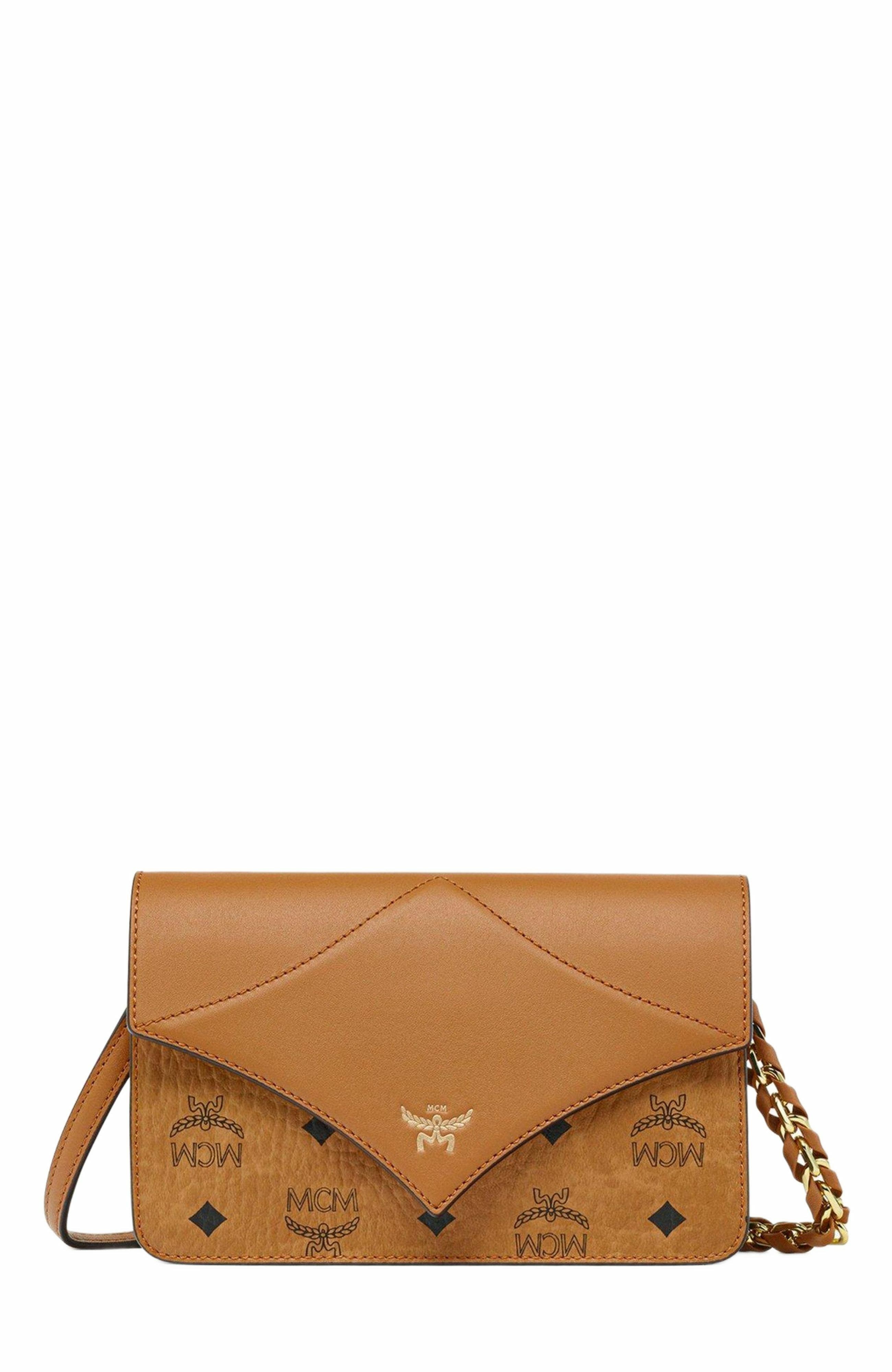 MCM Diamond Shoulder Bag in Visetos Leather Mix | Nordstrom