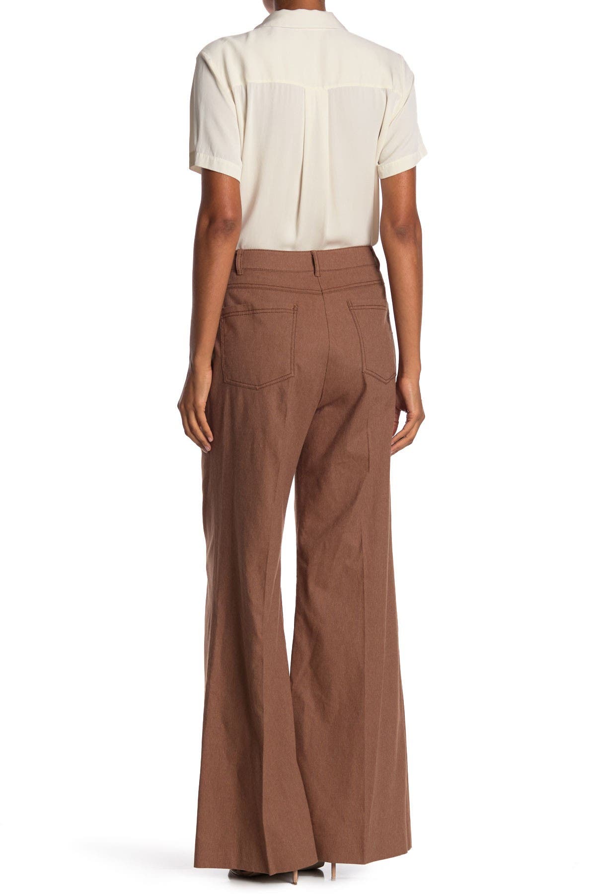 Kate Spade New York heather basketweave flare pants | Nordstromrack