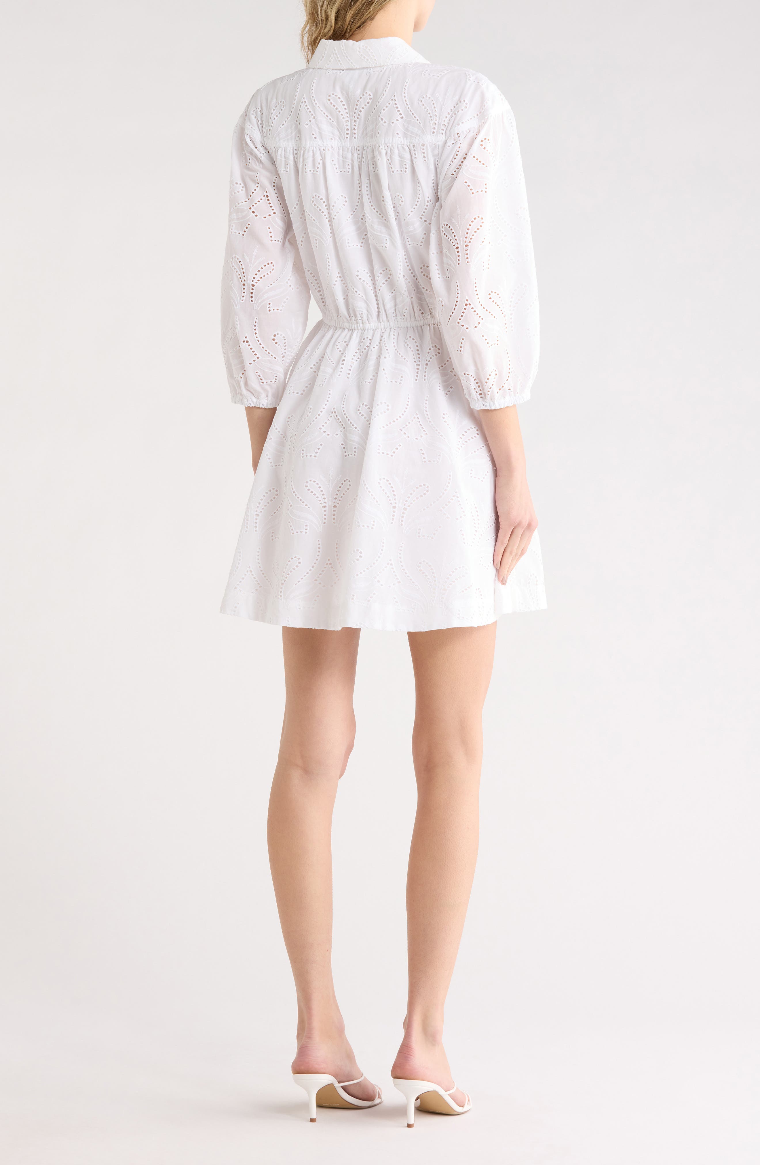 Derek Lam Arbi Cotton Eyelet Shirtdress | Nordstromrack