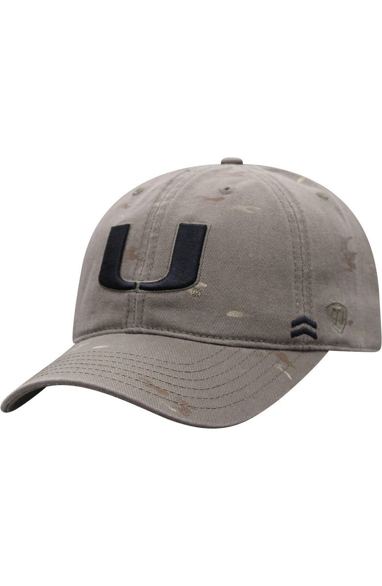 TOP OF THE WORLD Men's Top of the World Olive Miami Hurricanes OHT ...