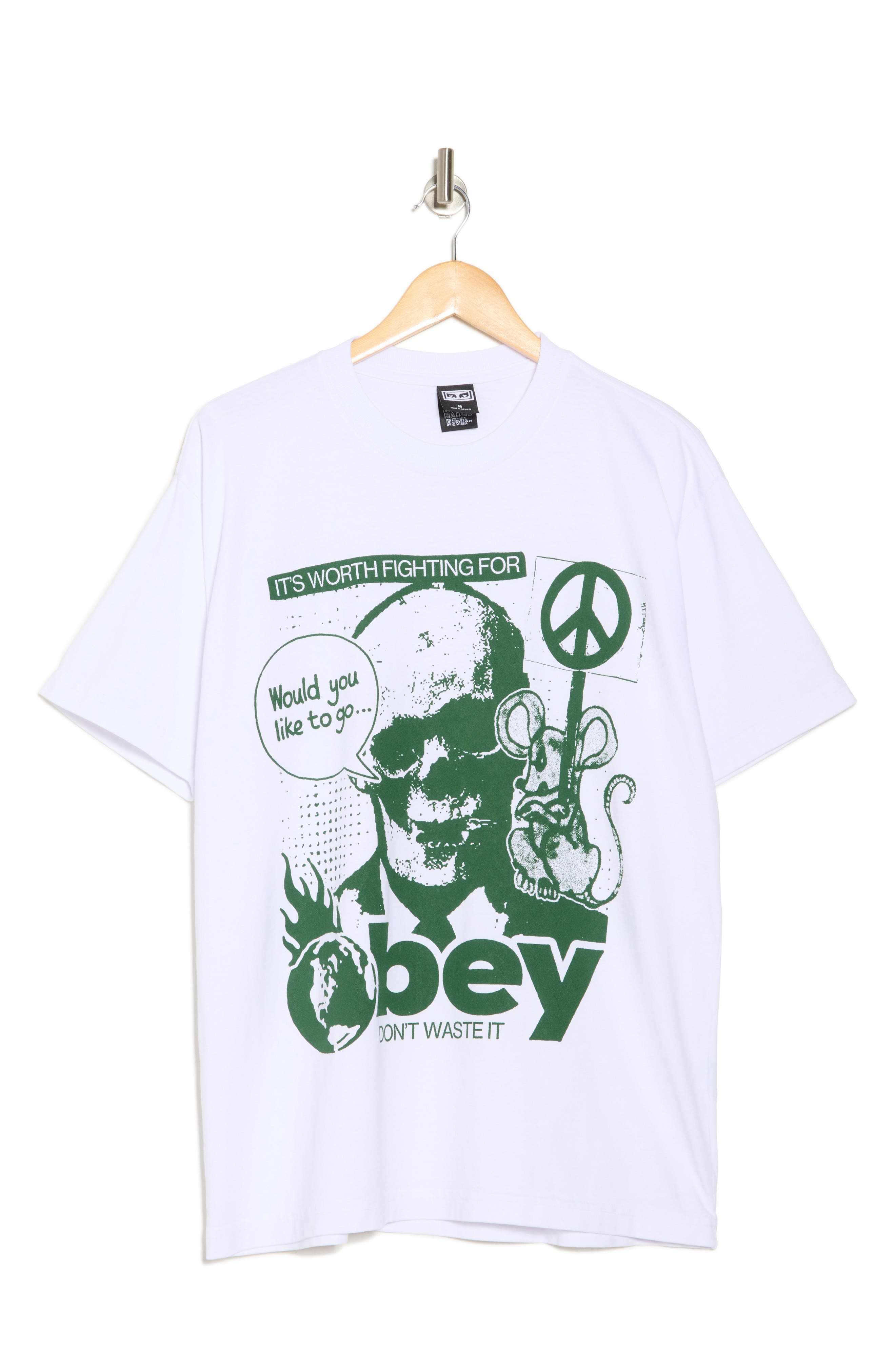 Obey Don't Waste It Cotton Graphic T-Shirt | Nordstromrack
