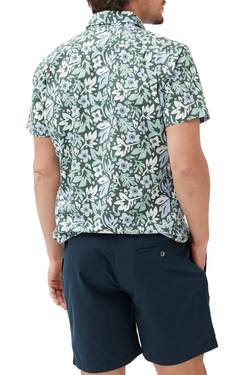 Rodd & Gunn Thurlestone Sports Fit Floral Short Sleeve Button-Up Shirt ...