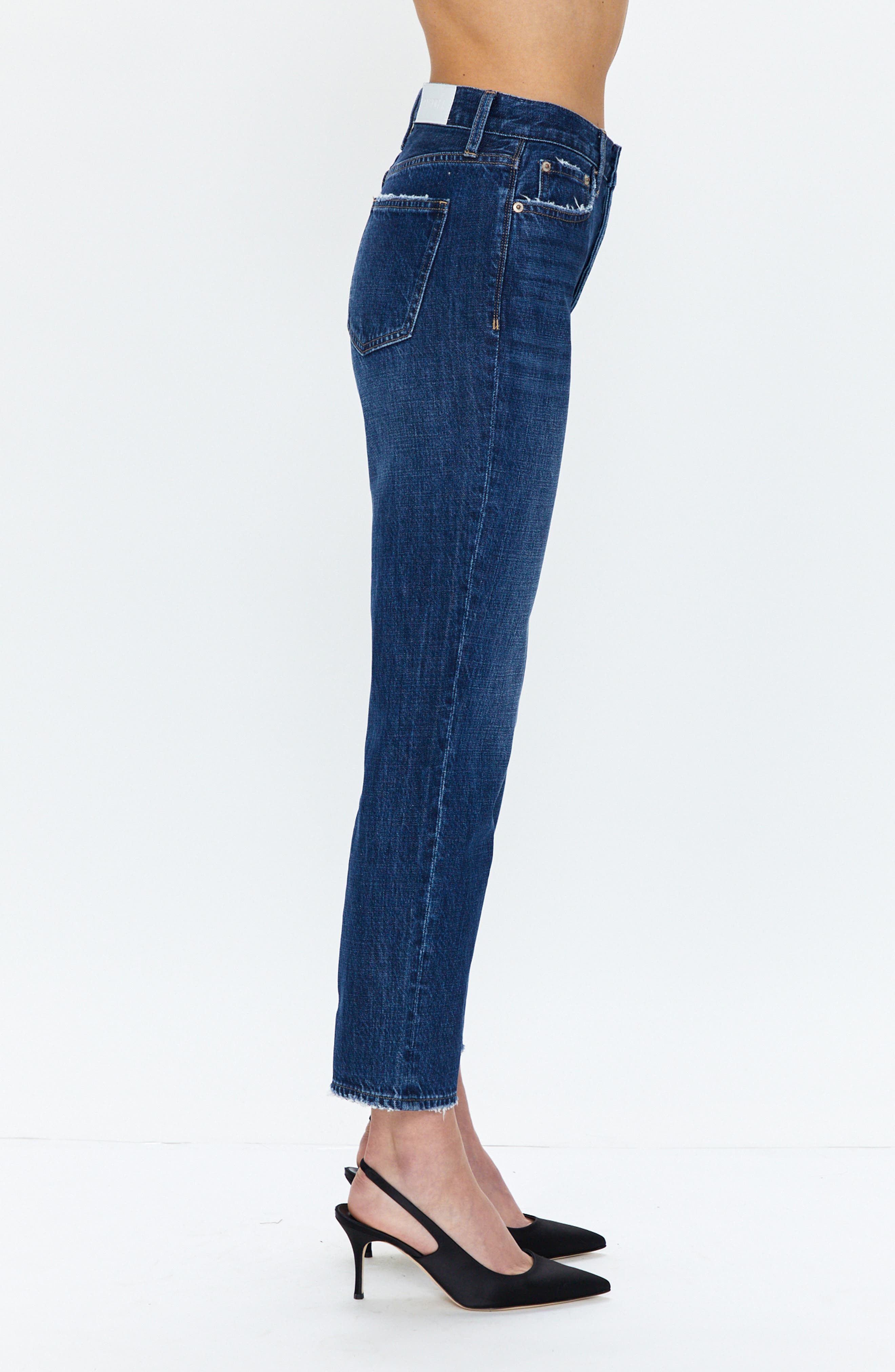Pistola Charlie High Waist Crop Straight Leg Jeans | Nordstromrack