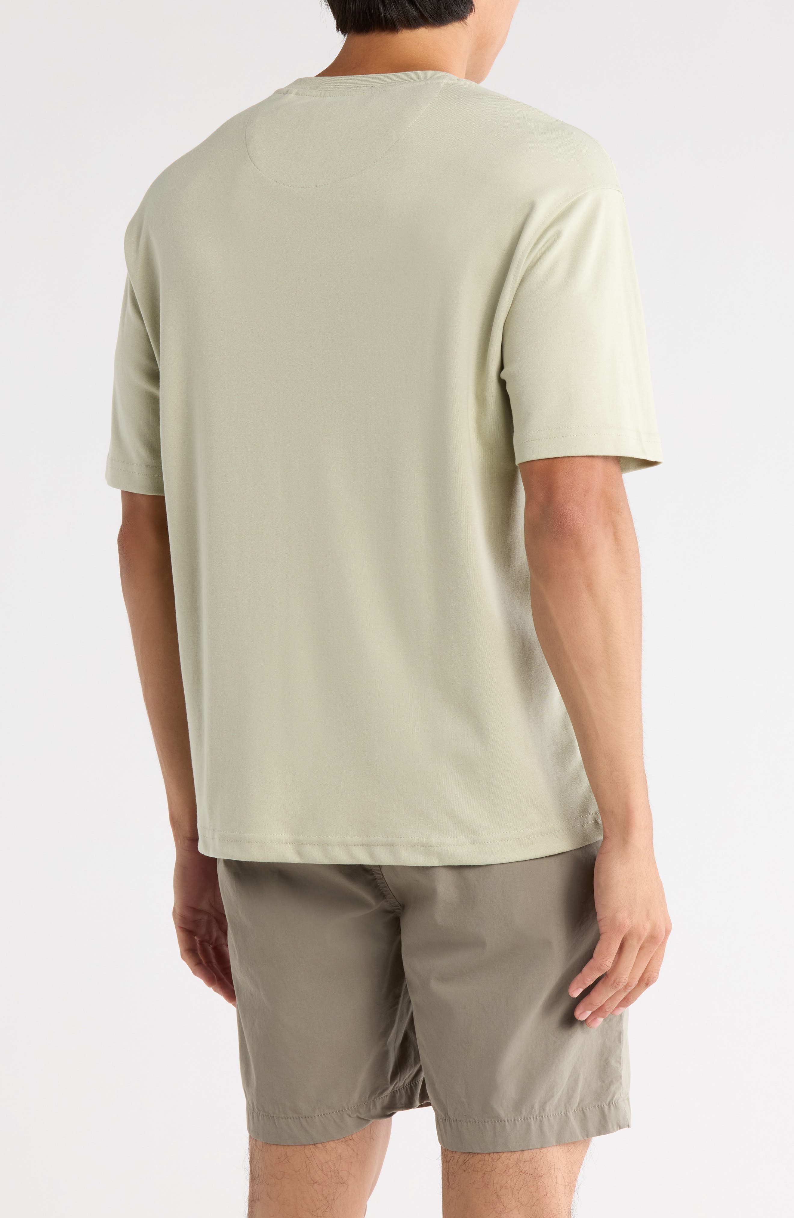 DENIM AND FLOWER Textured Crewneck T-Shirt | Nordstromrack