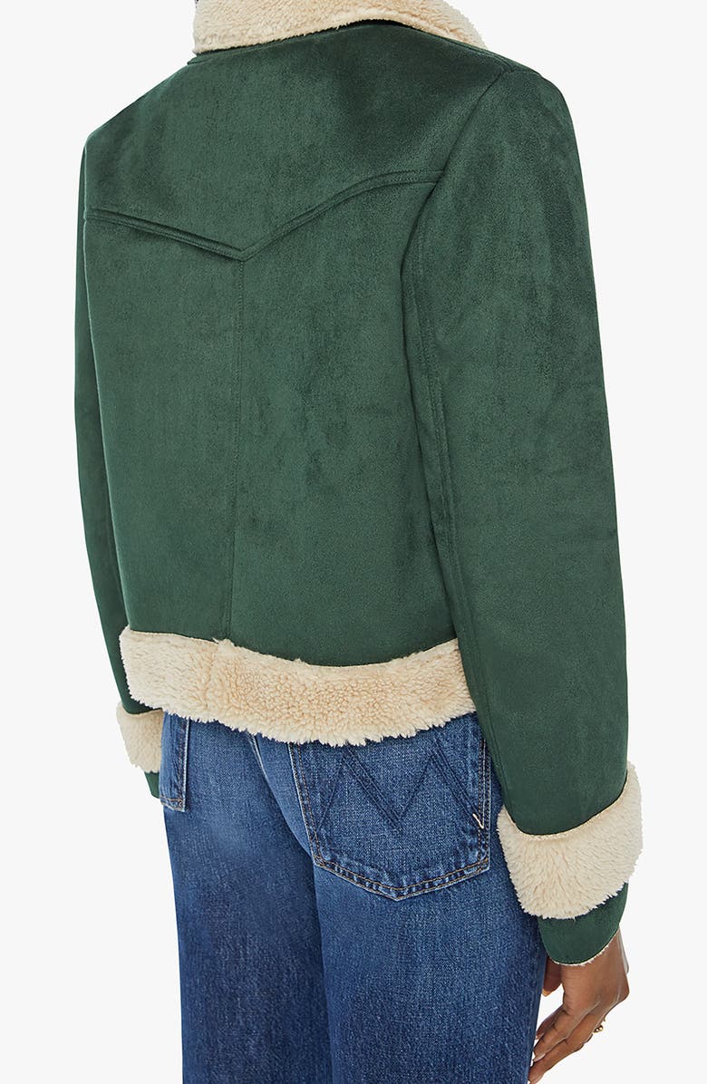 MOTHER The Zip Pocket Roamer Faux Suede Jacket | Nordstromrack