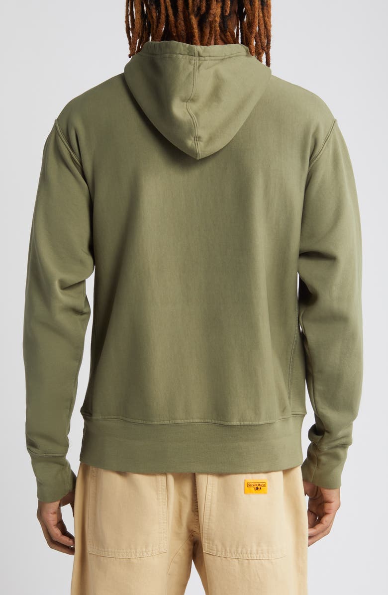 Service Works Arch Logo Organic Cotton Graphic Hoodie | Nordstromrack