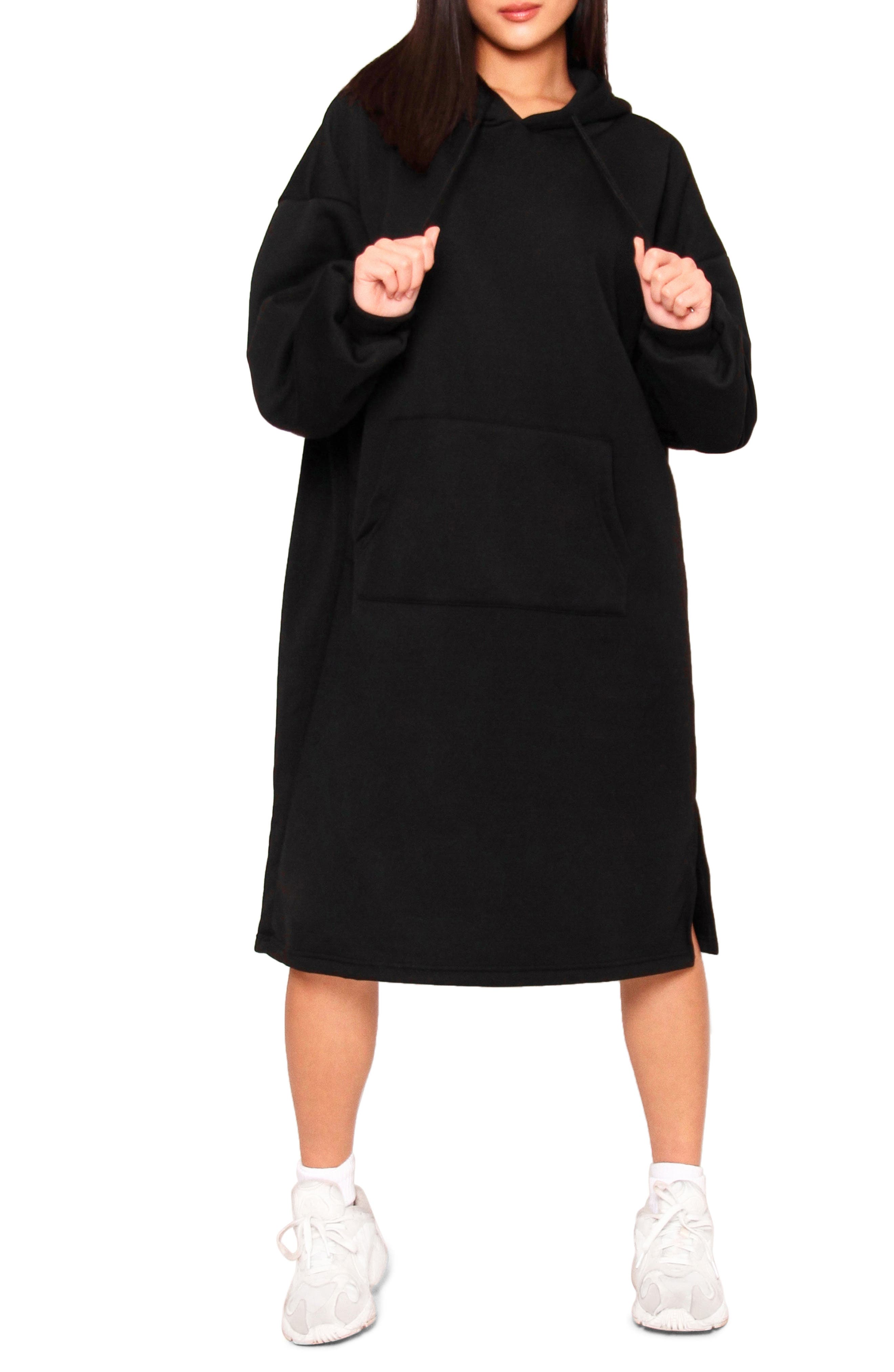 Absence of Colour Kuben Hoodie Midi Dress | Nordstrom