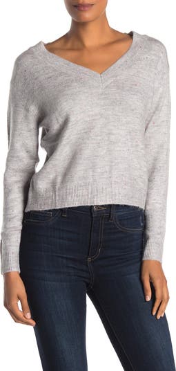 Hiatus Flecked Knit V-Neck Sweater | Nordstromrack