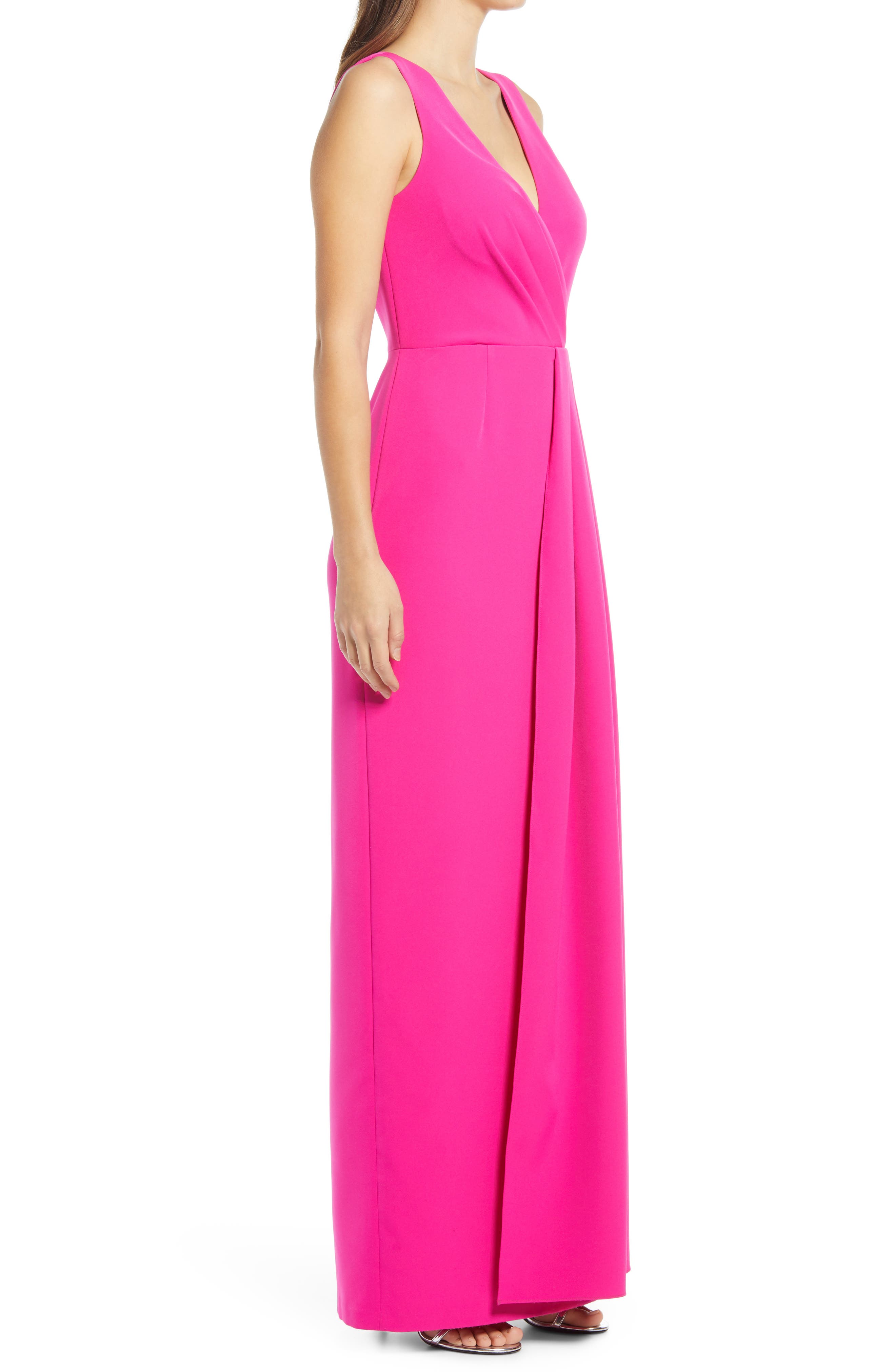 Vince Camuto Sleeveless V-Neck Gown | Nordstrom