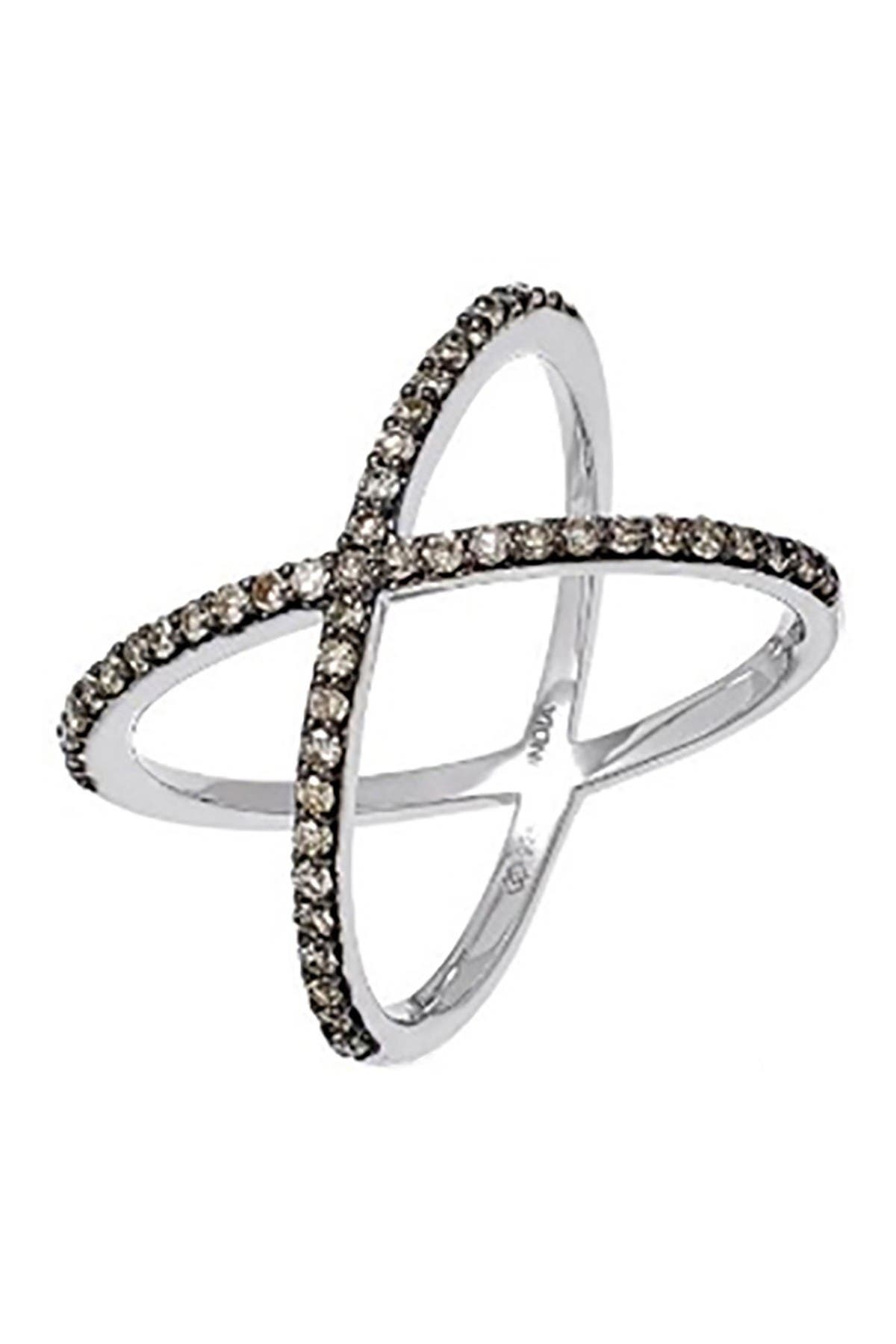 SAVVY CIE JEWELS Diamond Crossover Ring - 0.50 ctw | Nordstromrack