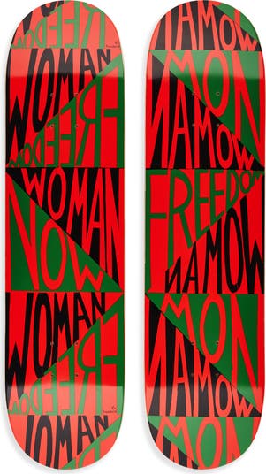 MoMA Faith Ringgold Woman Freedom Now Skateboard Deck Diptych ...